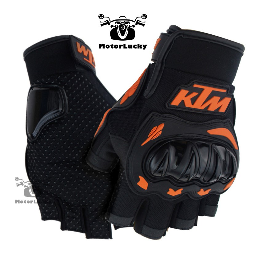 Motorcycle Racing Half Finger Gloves KTM | Shopee Philippines