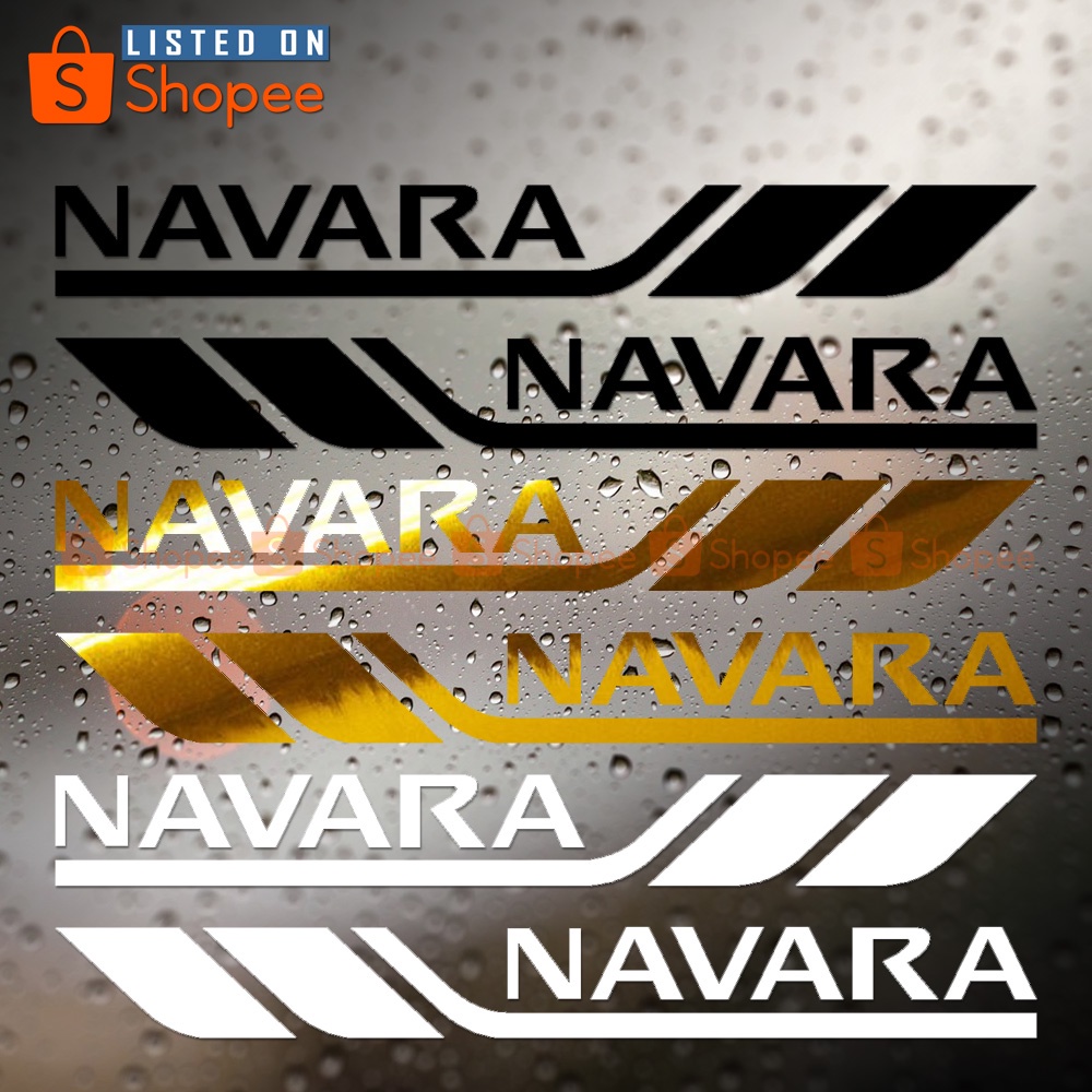 Stickers | 2x Nissan Navara | Racing | Decals | Stripes | Vinyl Weather ...