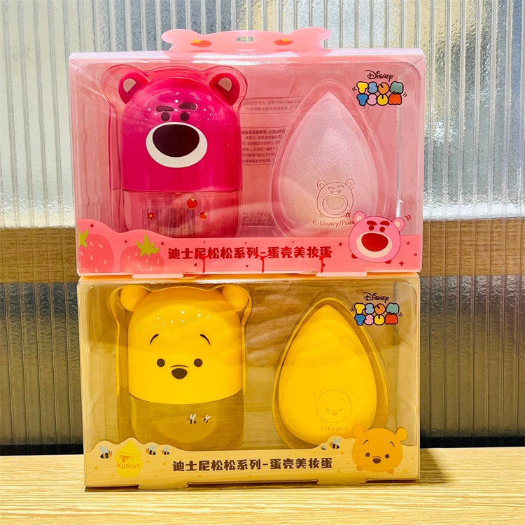MINISO Winnie The Pooh Strawberry Bear Skin-Friendly Soft Wet Dry Dual ...