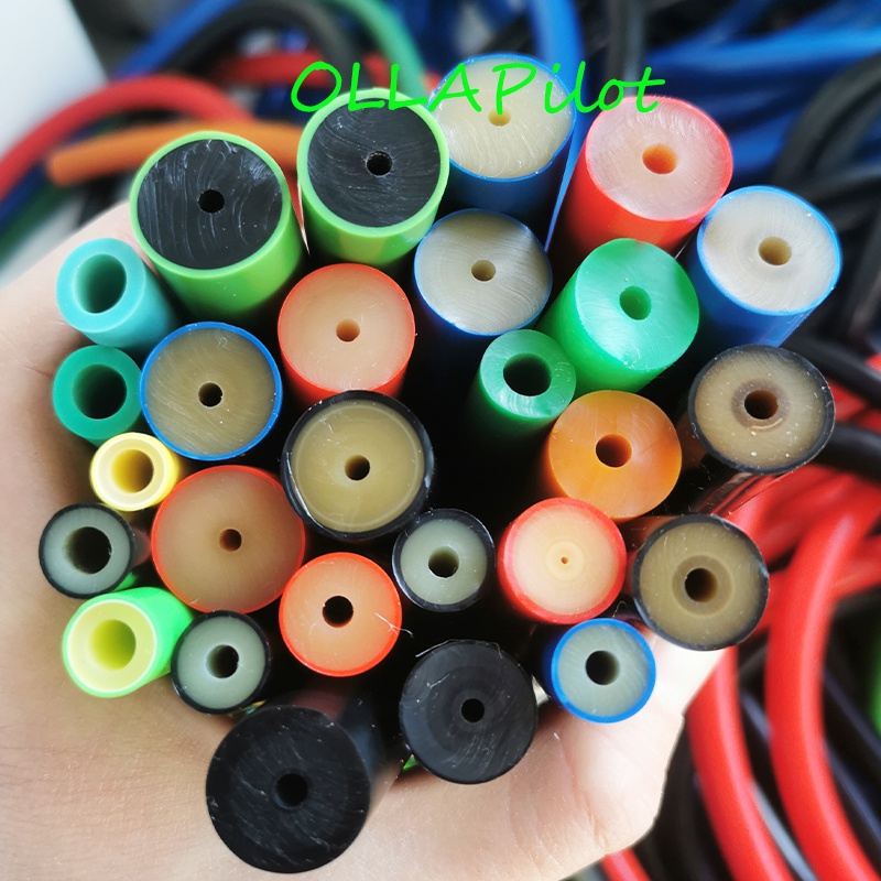 1 Meter Spearfishing rubber tube speargun band ELASTIC latex tube Inter dia 1mm 2mm 3mm 5mm 6mm ...