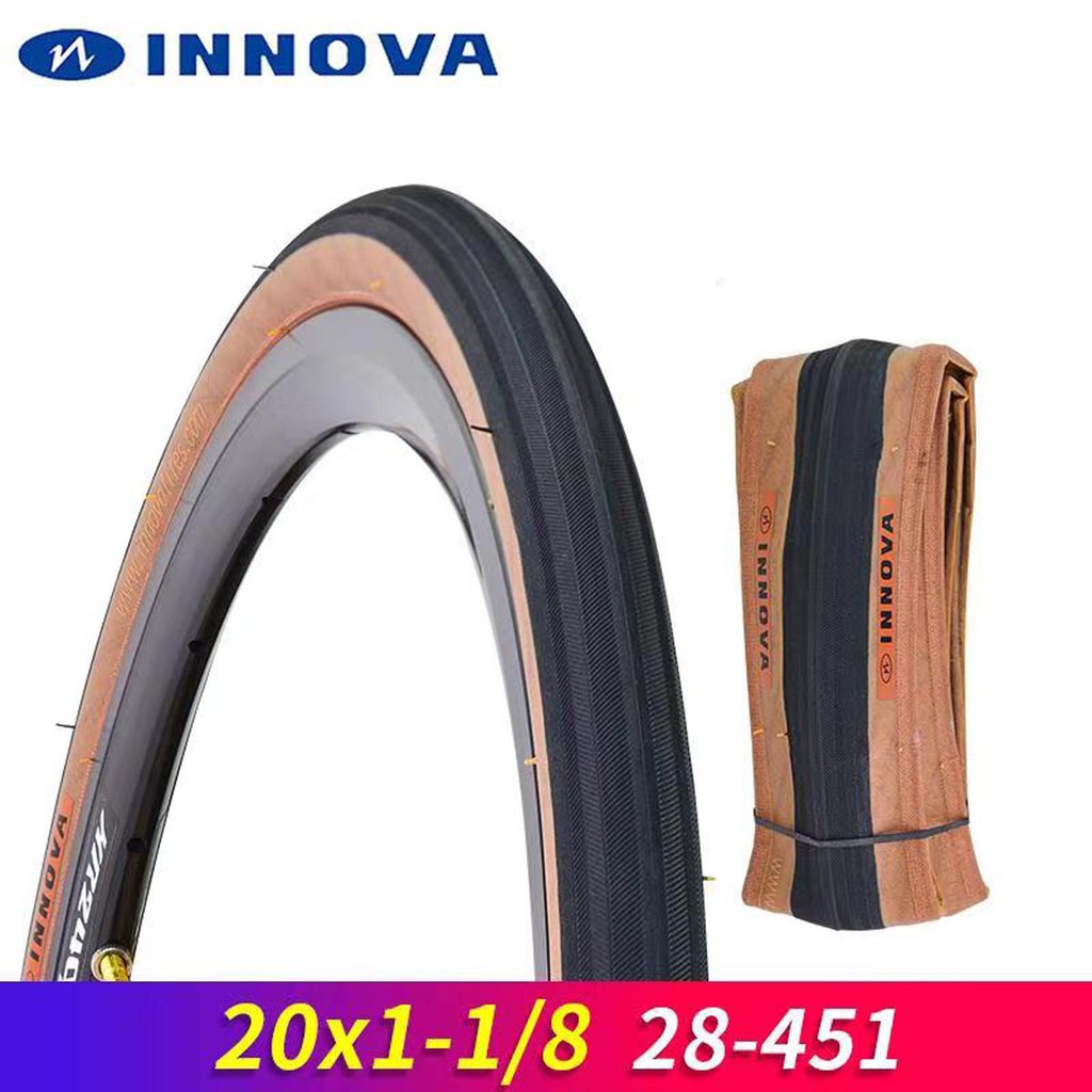 INNOVA folding bike tires size 451 20 * 1-1 / 8 28-451 tires 60 Tpi ...