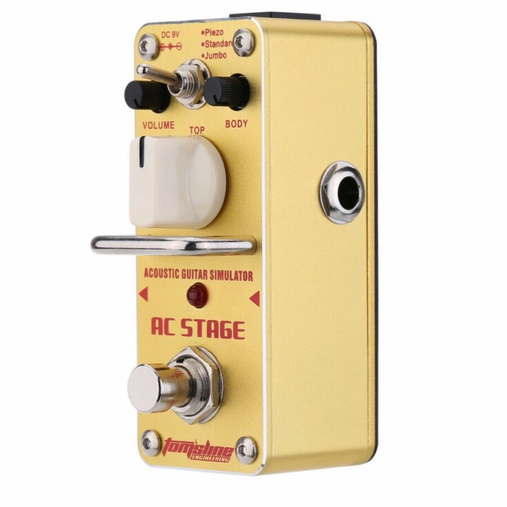 Aroma Acoustic Simulator Mini Size Guitar Effect Pedal True Bypass Fs ...