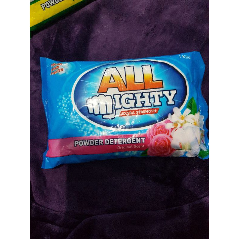 All mighty detergent powder 1kl original scent | Shopee Philippines