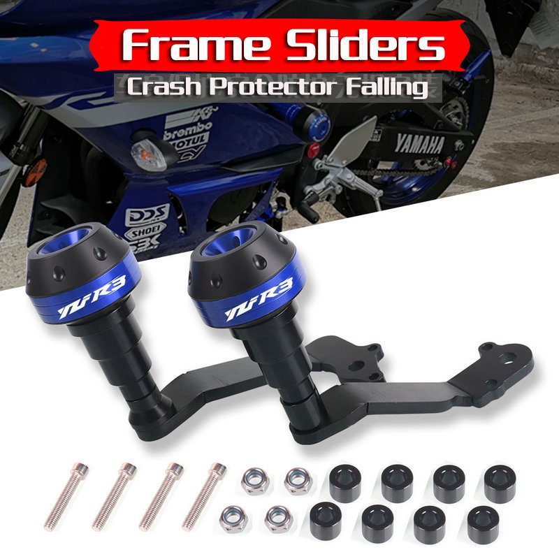 For YAMAHA YZF-R3 YZF R3 2019-2022 Crash Slider Protectors Sliders ...