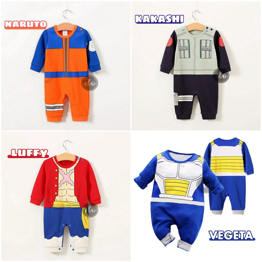 Anime Luffy Naruto Vegeta Cooking Master Boy Chef Costume Halloween ...