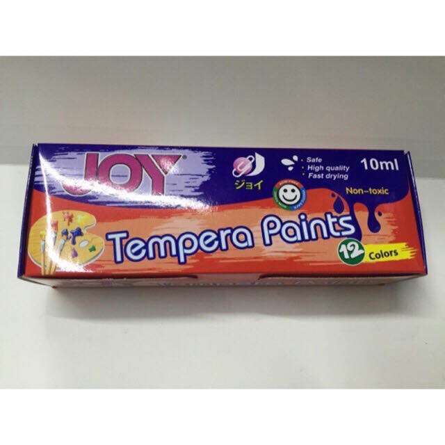 Joy 12 Colors Tempera Poster Paint | Shopee Philippines