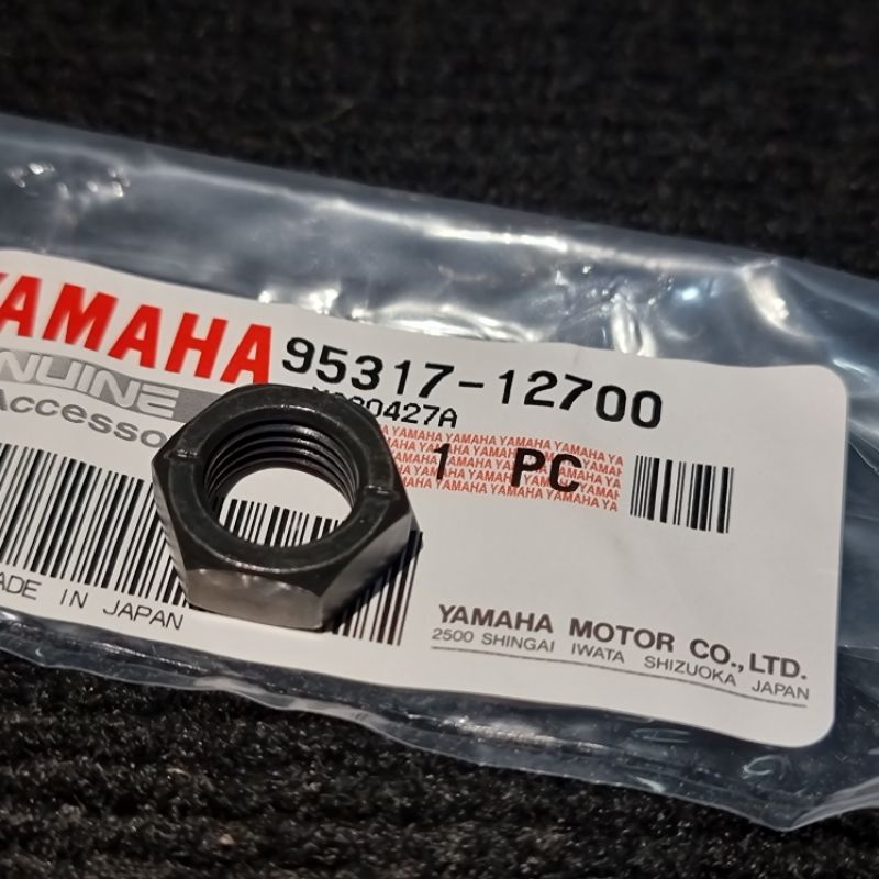 Yamaha Genuine Pulley Nut 95317-12700 (Mio Sporty/Soulty/Fino/Soul ...