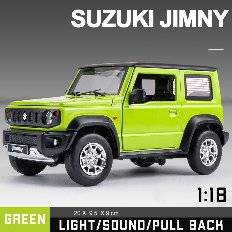 1:18 Scale Suzuki Jimny Alloy Car Model Diecast Car Sound Light Pull ...