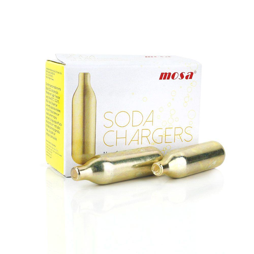 Mosa Soda Chargers CNO8 (10pcs) With Free Instructions Included ...