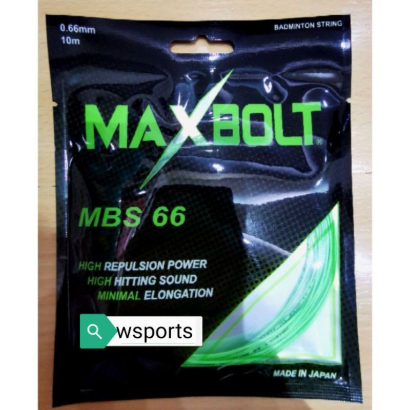 Badminton String Maxbolt MBS 66 MBS66 Original | Shopee Philippines