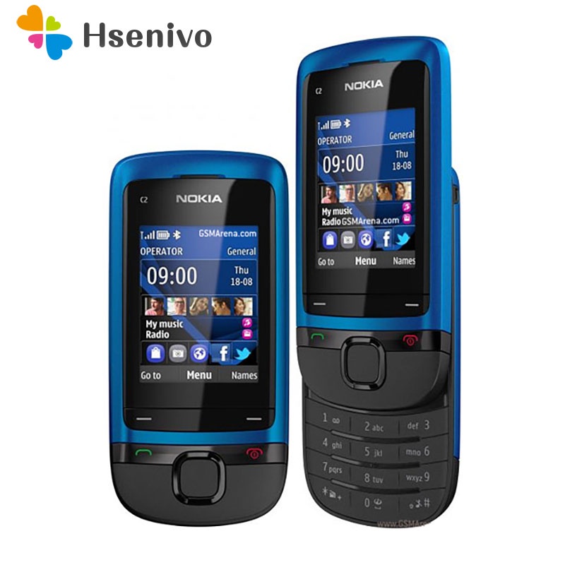 Original 2G GSM Unlocked C2-05 Slide Cell Phone | Shopee Philippines