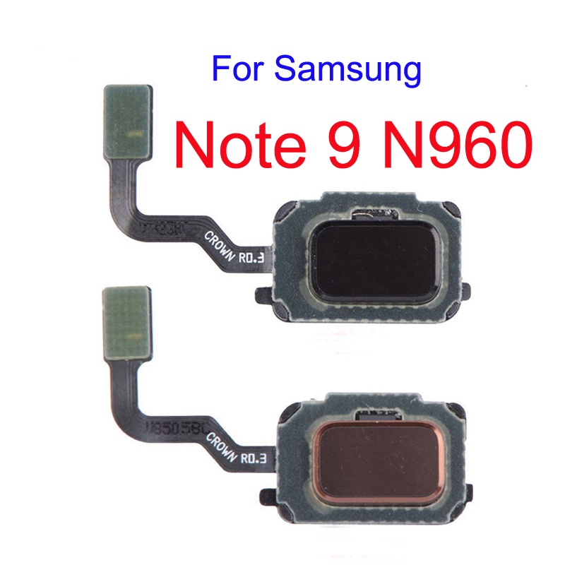 Fingerprint Touch ID Sensor Finger Print Flex For Samsung Note 9 N960 ...