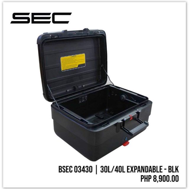 SEC expandable 30/40L topbox | Shopee Philippines