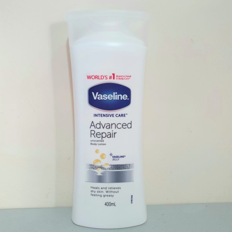 Authentic Vaseline Intensive Care Lotion 400ml Advanced Repair Aloe