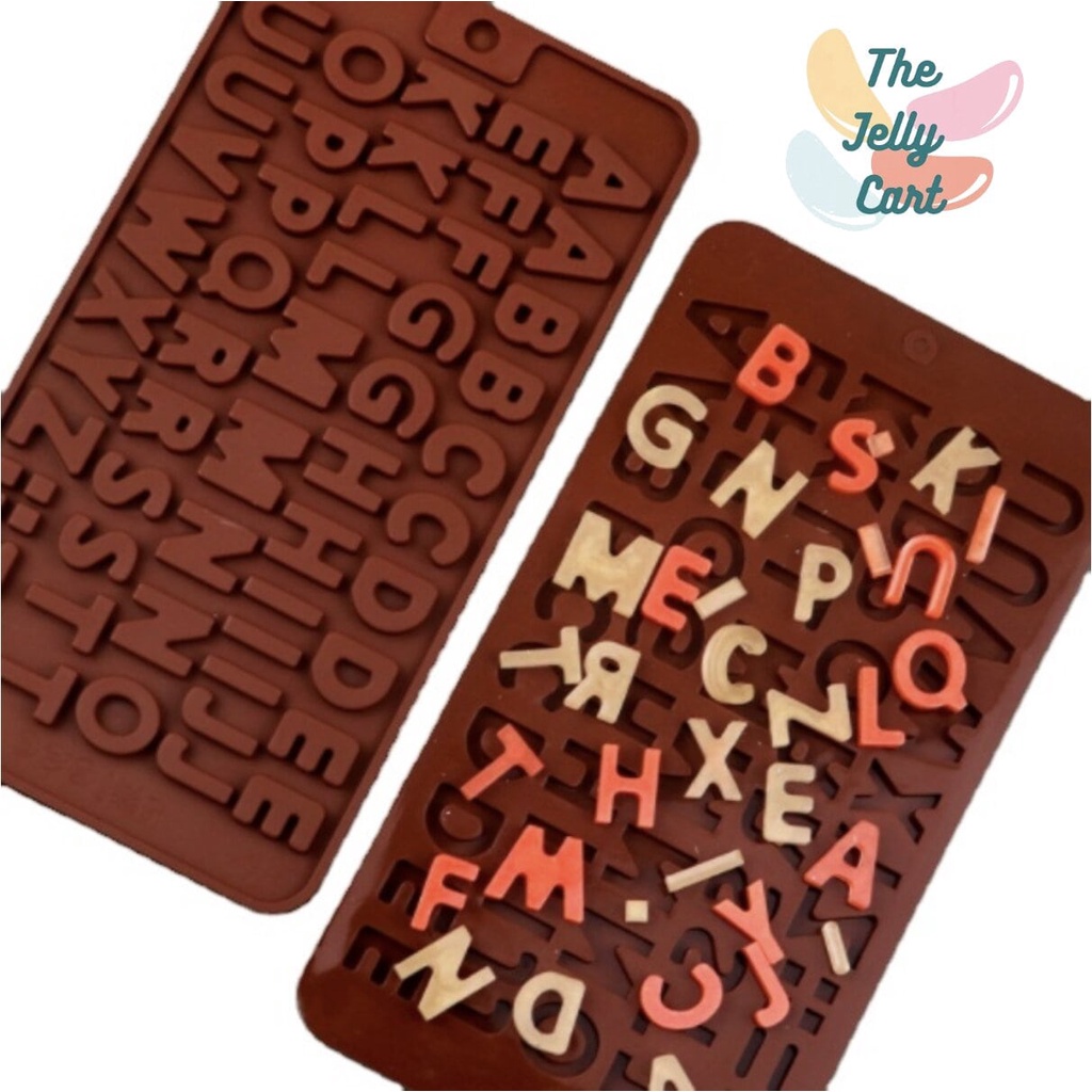 Letters Silicone Molder Alphabet Fondant Baking Cake Chocolate ...
