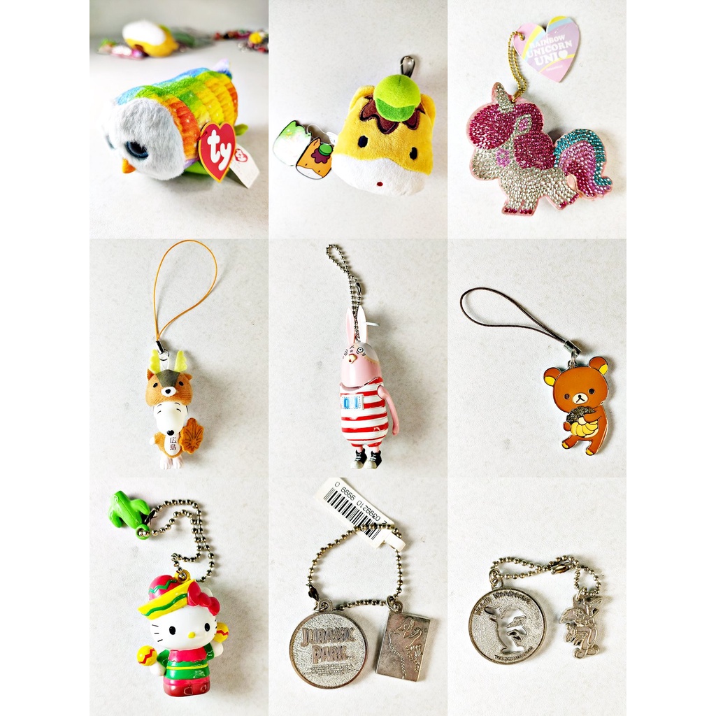 ASSORTED CHARACTER ANIME CUTE JAPAN KEYCHAIN CHARM | Shopee Philippines