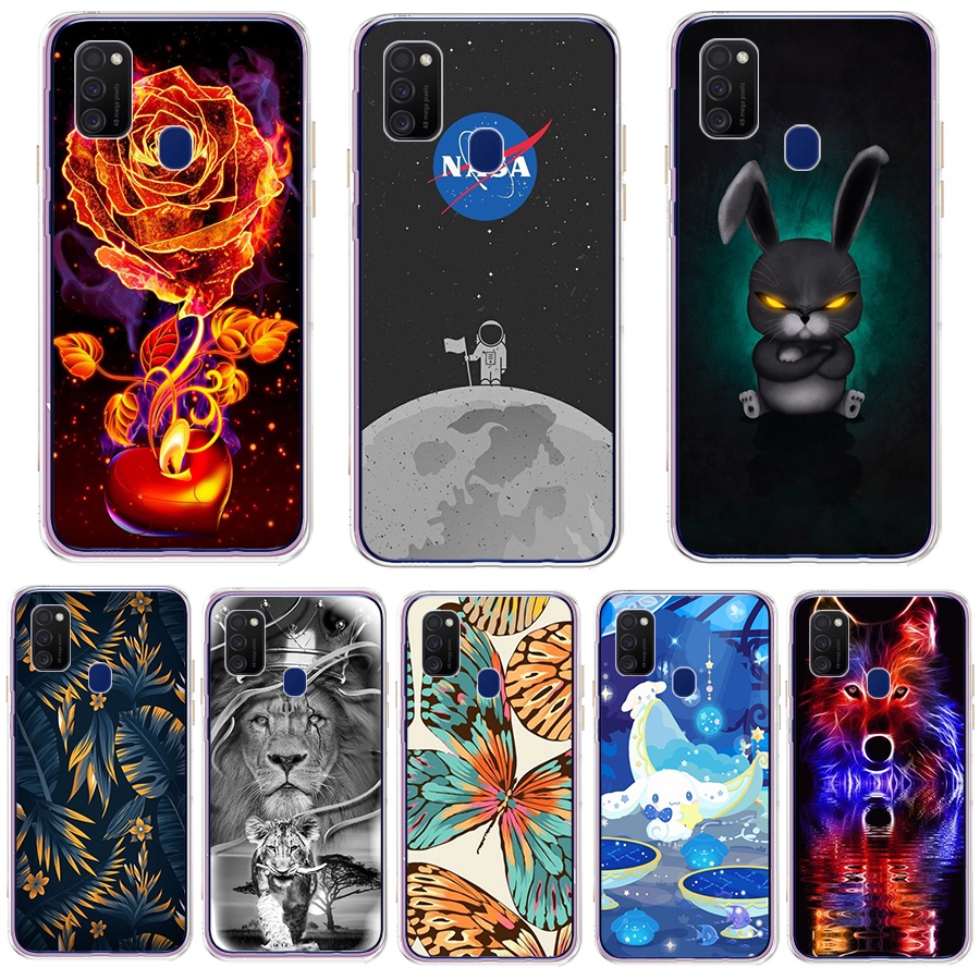 Soft casing Samsung M21 M20 M30 M31 Silicone TPU phone Cases Cover ...