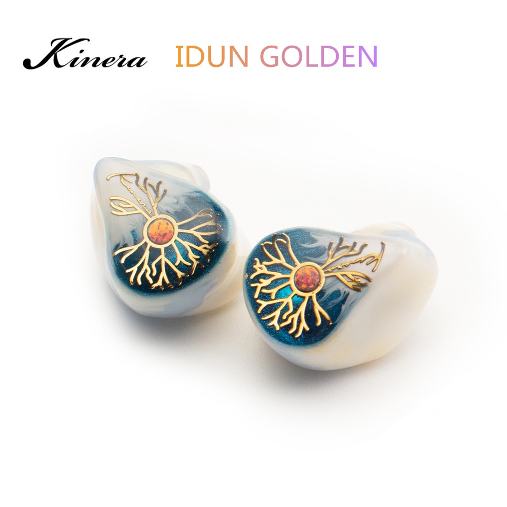 Kinera IDUN Golden IDUN2.0 In-ear Monitor Earphone IEM 1DD+2BA Triple ...
