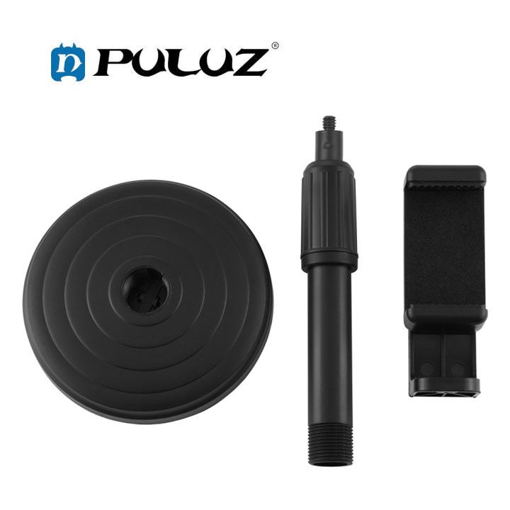 PULUZ Desktop stand round base retractable 28CM portable mobile phone ...