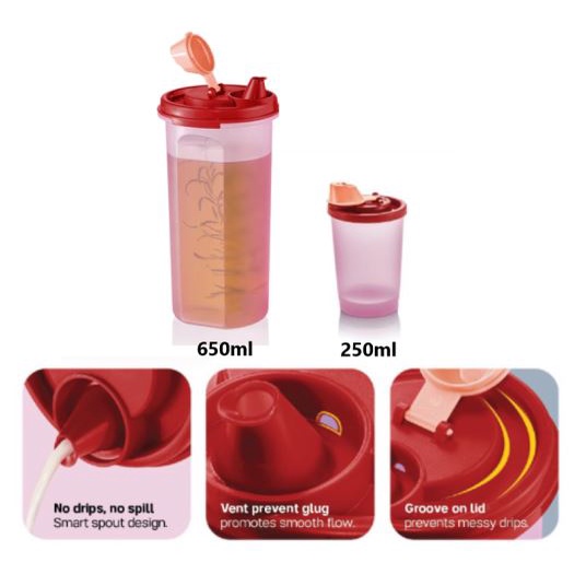 TUPPERWARE Stor N Pour 650ml/250ml / Perfect Pour 930ml (AUTHENTIC ...