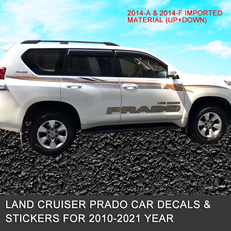 fit for toyota land cruiser Prado car stickers color bar 2700 car ...