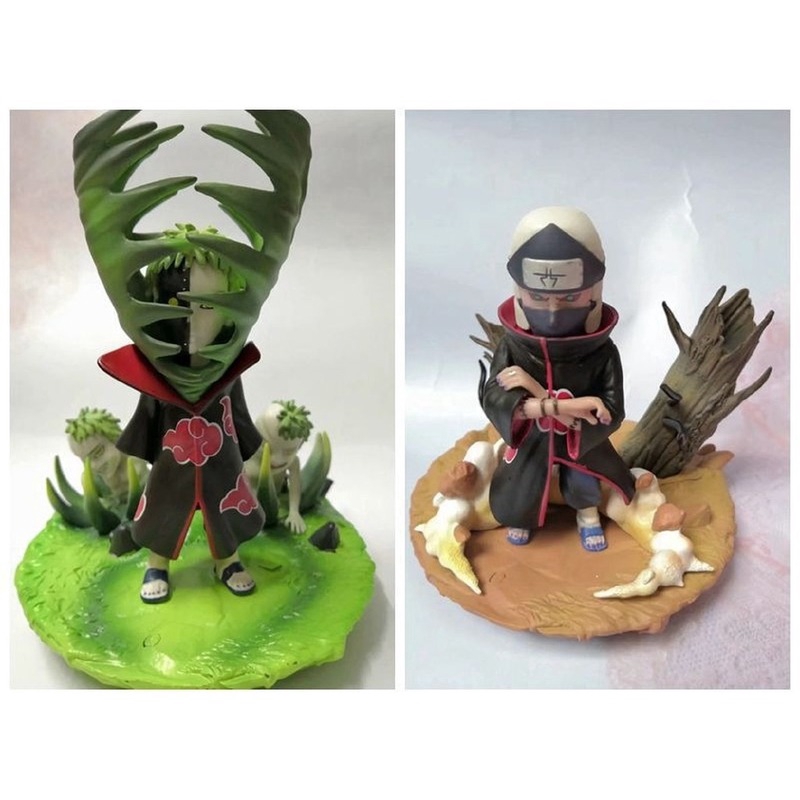 Anime Naruto Shippuden GK Figures Akatsuki Kakuzu Zetsu PVC Action ...