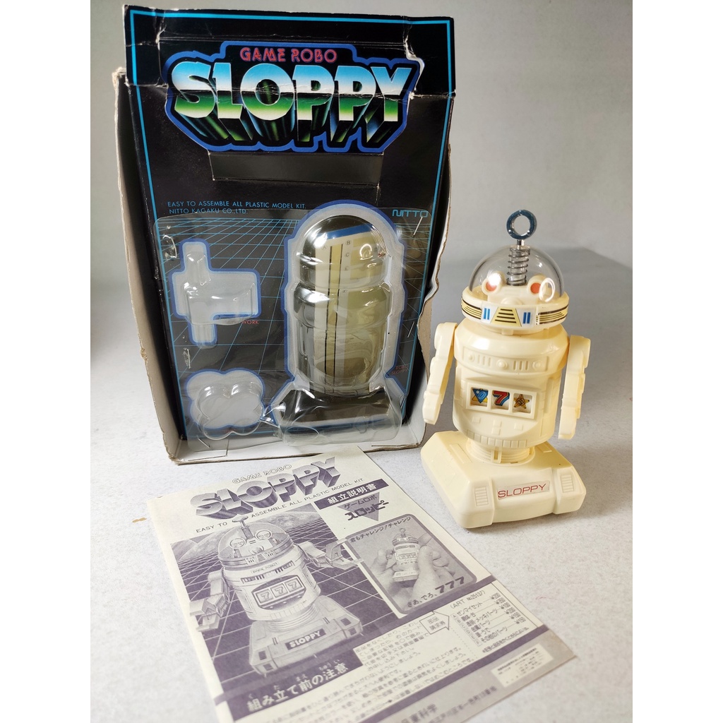 VINTAGE 1980 GAME ROBO "SLOPPY" NITTO KAGAKU ROBOT SLOT MACHINE (JAPAN ...