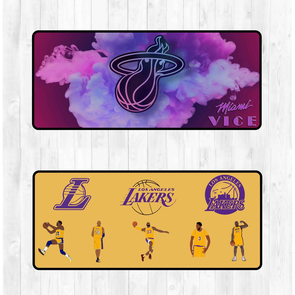NBA MIAMI HEAT , LA LAKERS Gaming Long/Extended ( 80 / 70 / 60 x 30 cm ...