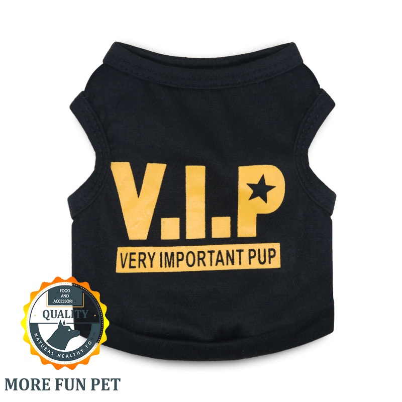Dog Clothes VIP Pet Dog Cotton Clothes Cute Dog Costume Vest Clothing ...
