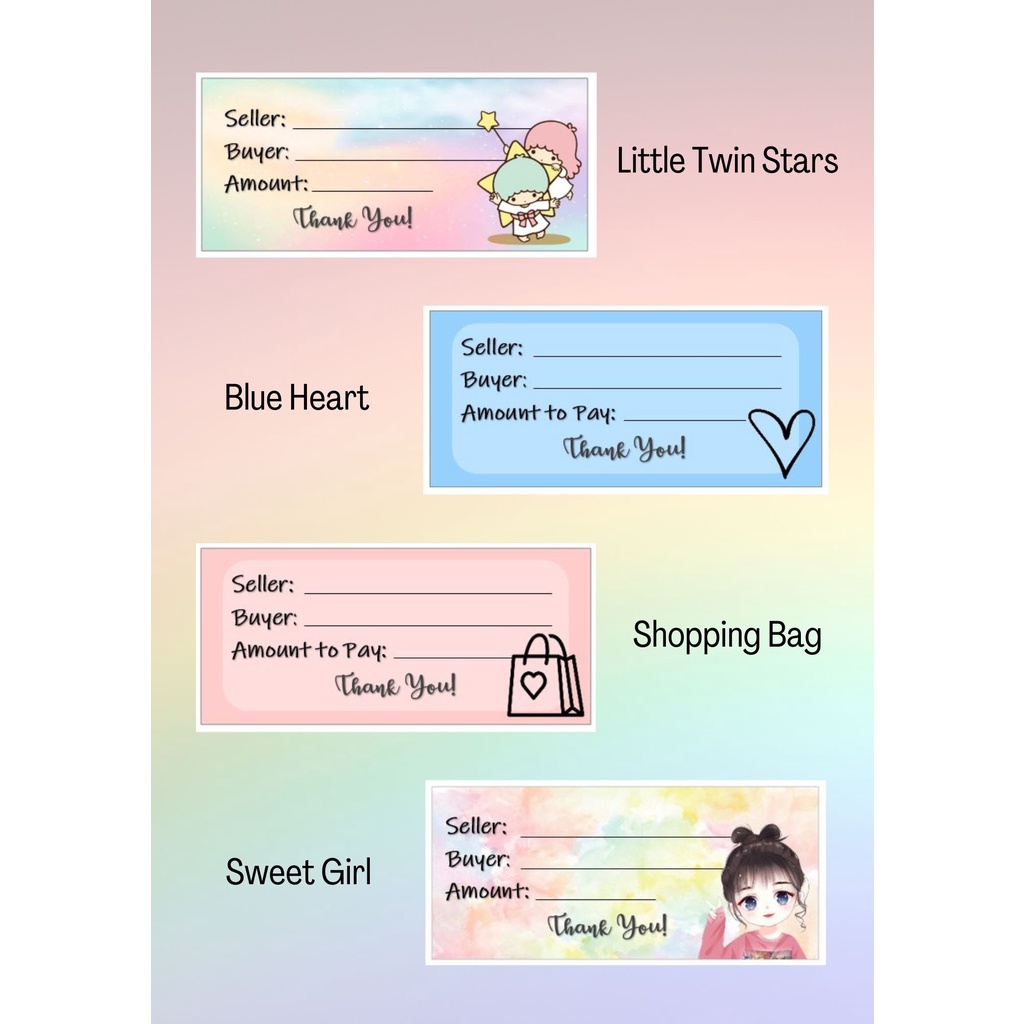 60 pcs seller tags - stickers for your selling needs 002 | Shopee ...