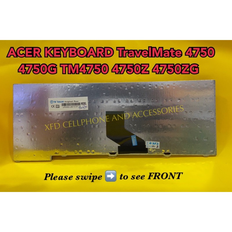 ACER KEYBOARD TravelMate 4750 4750G TM4750 4750Z 4750ZG | Shopee ...