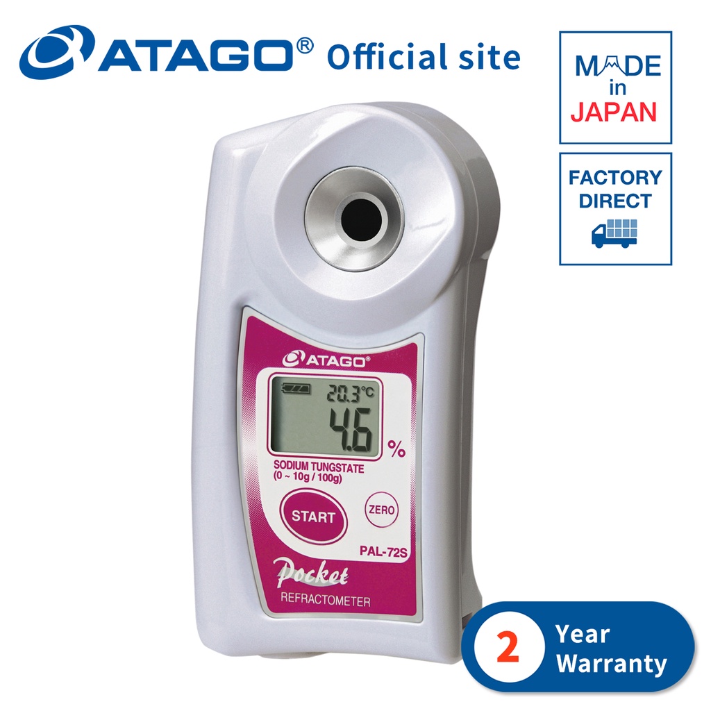 ATAGO Digital Pocket Hand Held Refractometer PAL-72S | Shopee Philippines