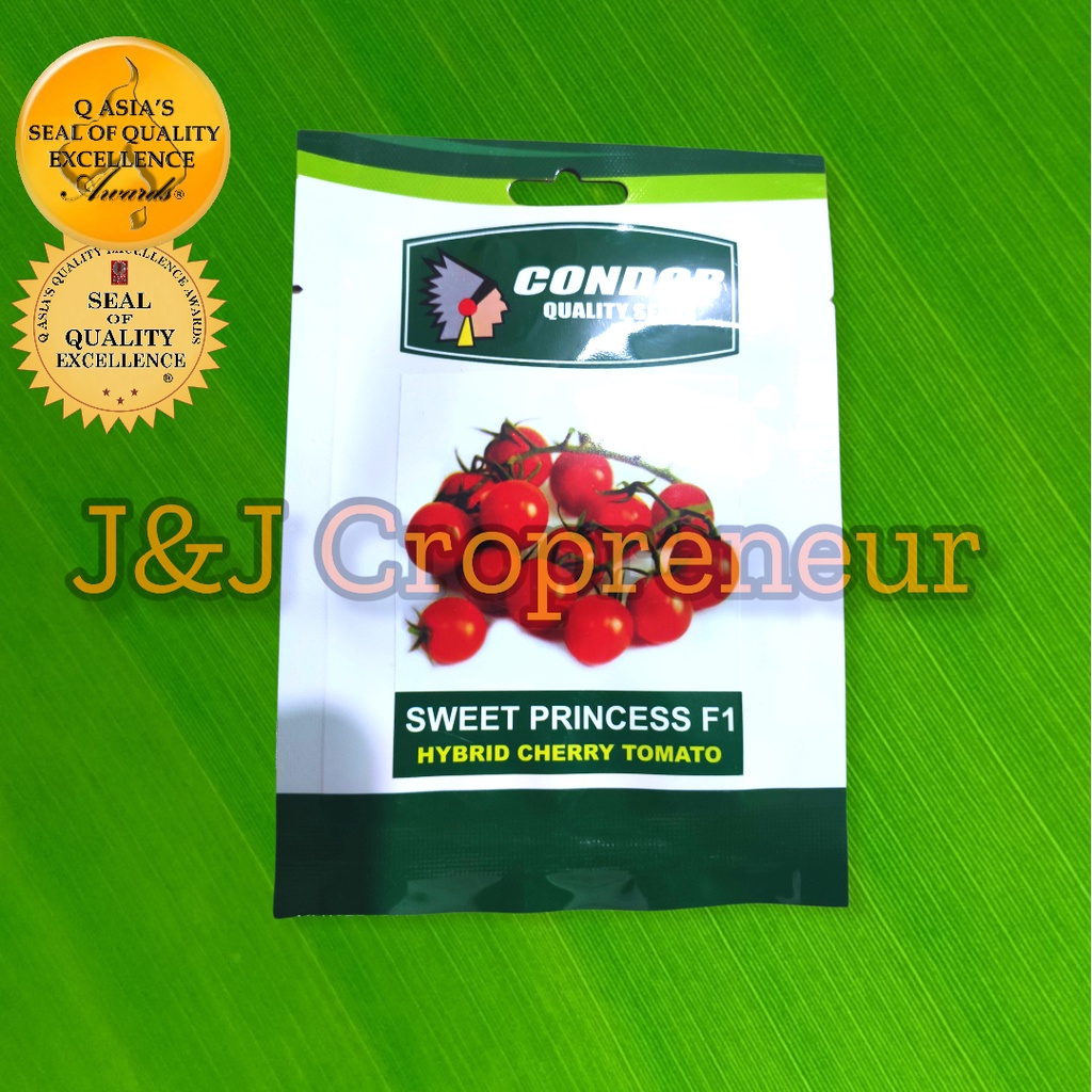 SWEET PRINCESS F1 HYBRID CHERRY TOMATO 0.2 GRAM (CONDOR) | Shopee ...