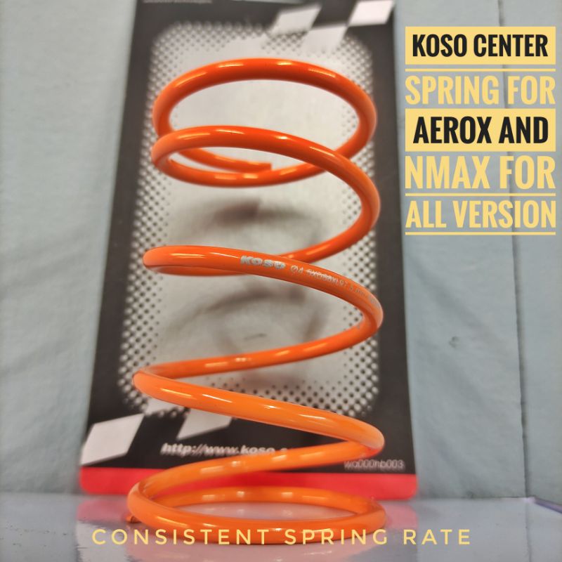 koso center spring for aerox v1,v2 and nmax v1,v2 1500rpm | Shopee ...