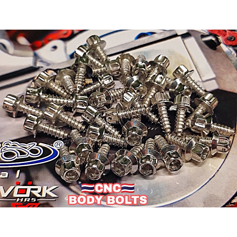 🇹🇭 CNC BODY BOLTS GEAR TYPE ORIGINAL THAILAND ( SOLD PER PIECE ...
