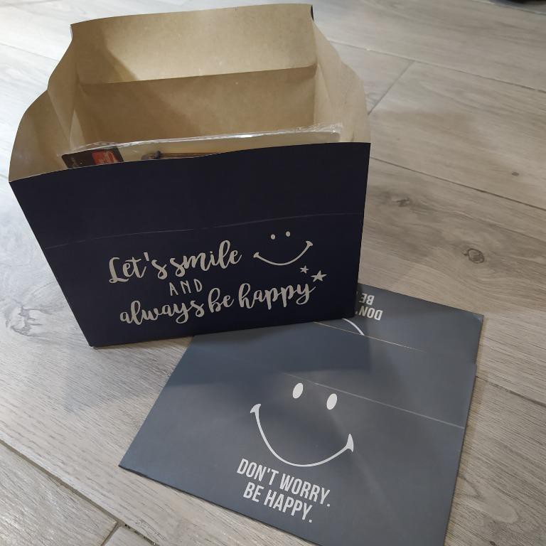 Smile square bottom paper storage (medium) | Shopee Philippines