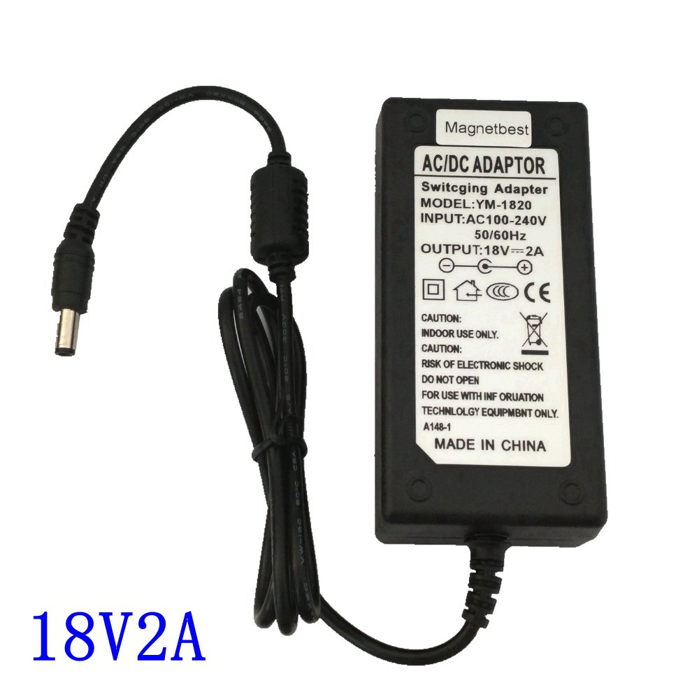 18V AC DC Adapter 18V 2A 3.3A 4A 5A LED Speaker Switching Power Supply ...