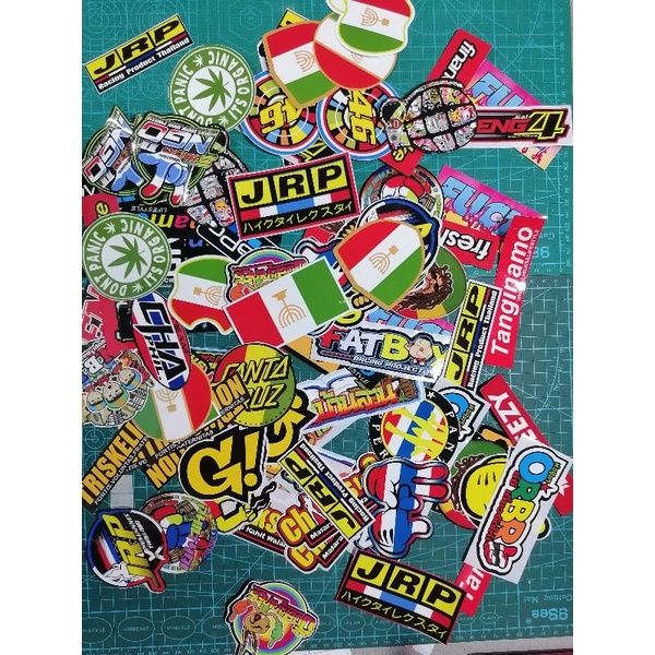Assorted Sticker Decals PAMBENTA - 50+5pcs Stickers | Shopee Philippines