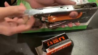 Gun tucker Powerful R23-1008F with bala Staple wire 1008F gun tacker ...