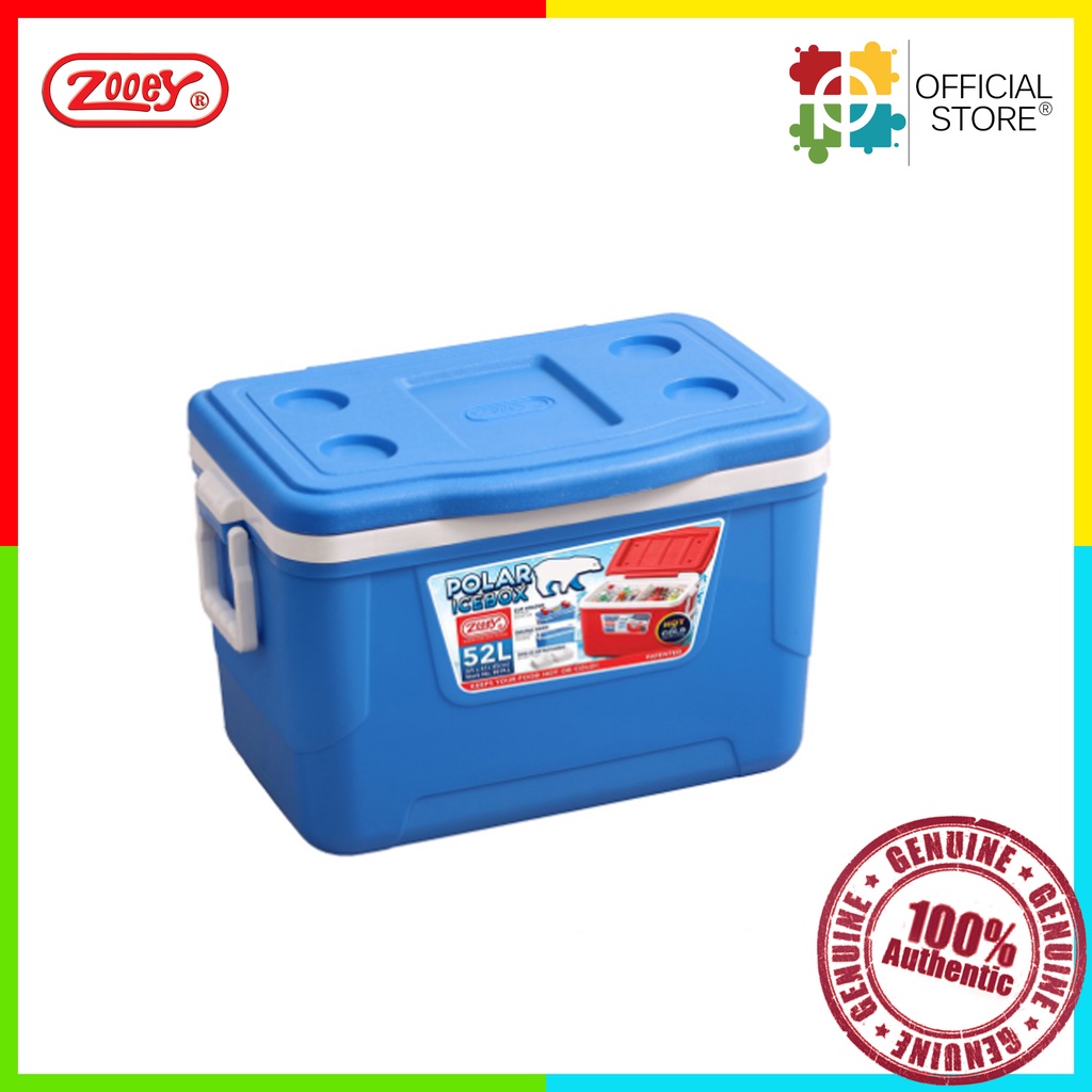 Zooey Polar Ice Box/Ice Cooler 52Liters #2019-L | Shopee Philippines
