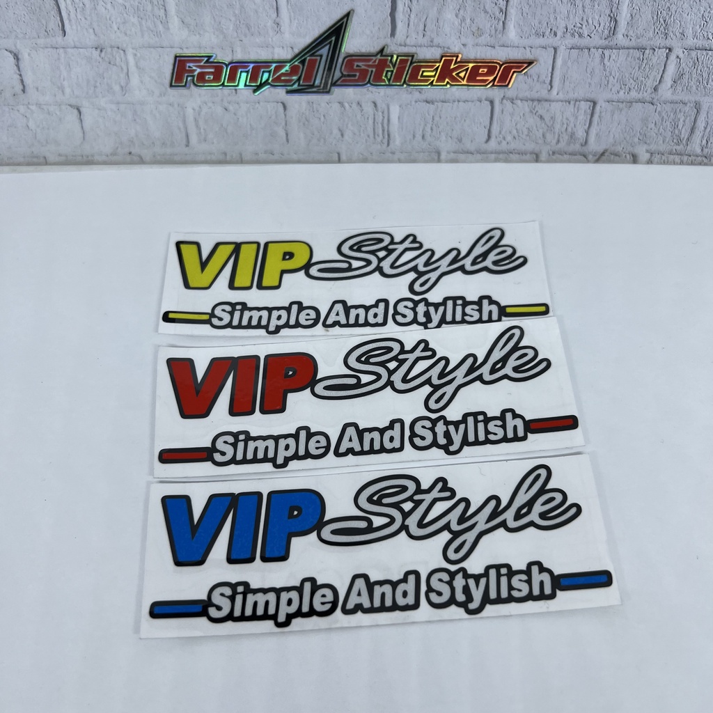 Sticker CUTTING PIP STICKER VIP STYLE | Shopee Philippines