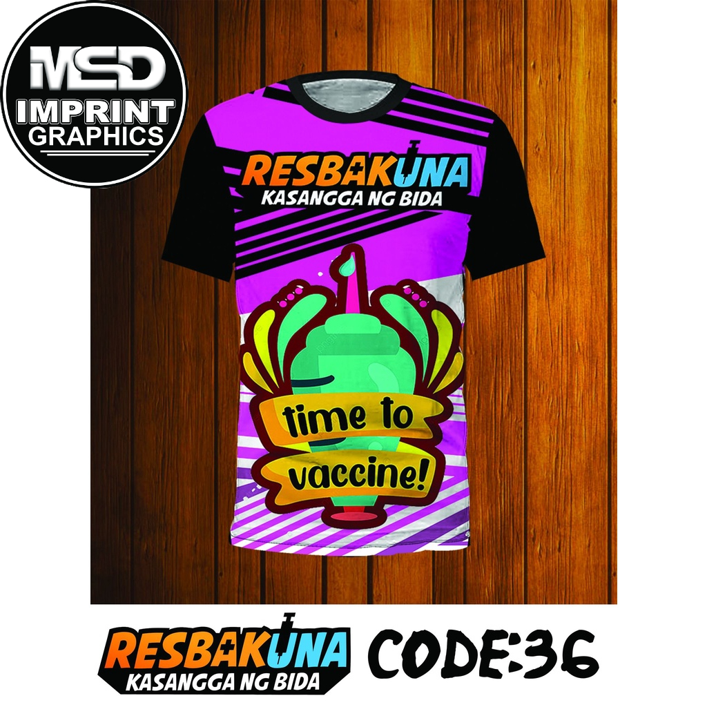 RESBAKUNA KASANGGA NG BIDA SUBLIMATION TSHIRT V6 | Shopee Philippines