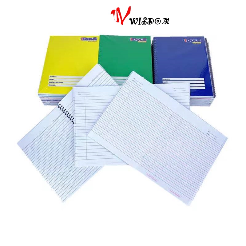 WISDOM NOTEBOOK 80 SHEETS (writing,composition) (1PCS RANDOM COLOR ...