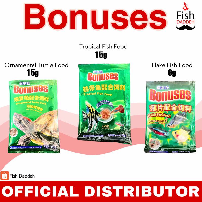 Bonuses Tropical Fish food Flake Turtle | Shopee Philippines