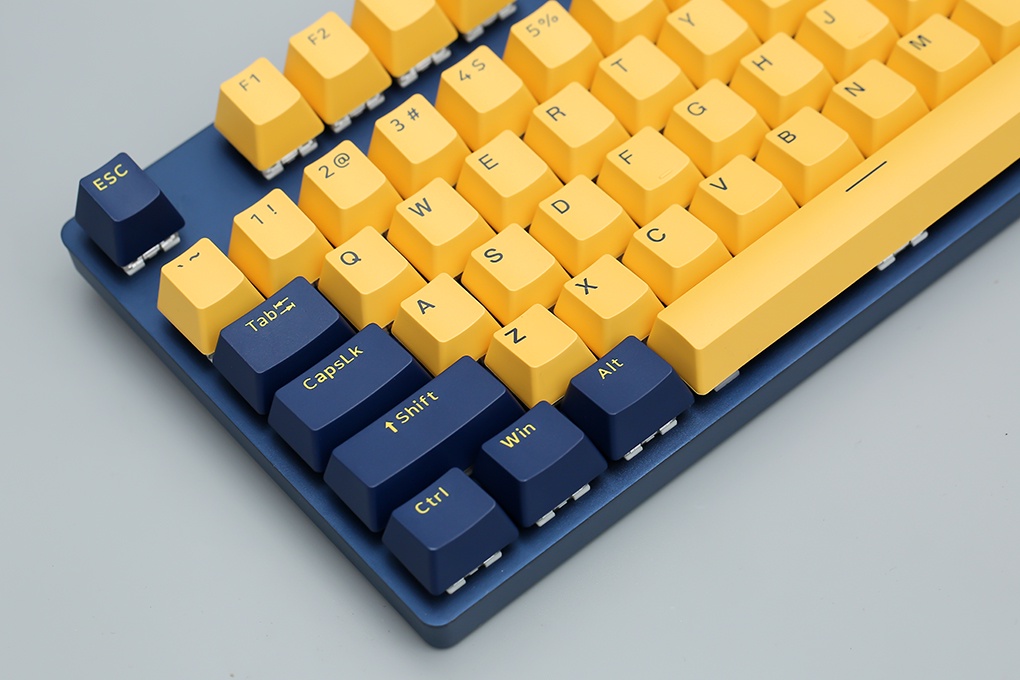 Rapoo V500 Pro Yellow Blue Mechanical Keyboard (Rapoo Switch) | Shopee ...