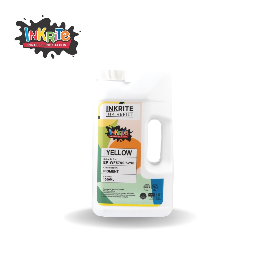 Inkrite Pigment Ink for Epson WorkForce WF-C5790 WF-C5290, 1000 ml ...