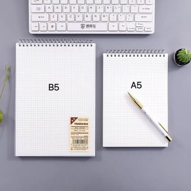 Thegiftfairy A5/B5 Steno Notebook With Metal String and Black Elastic ...