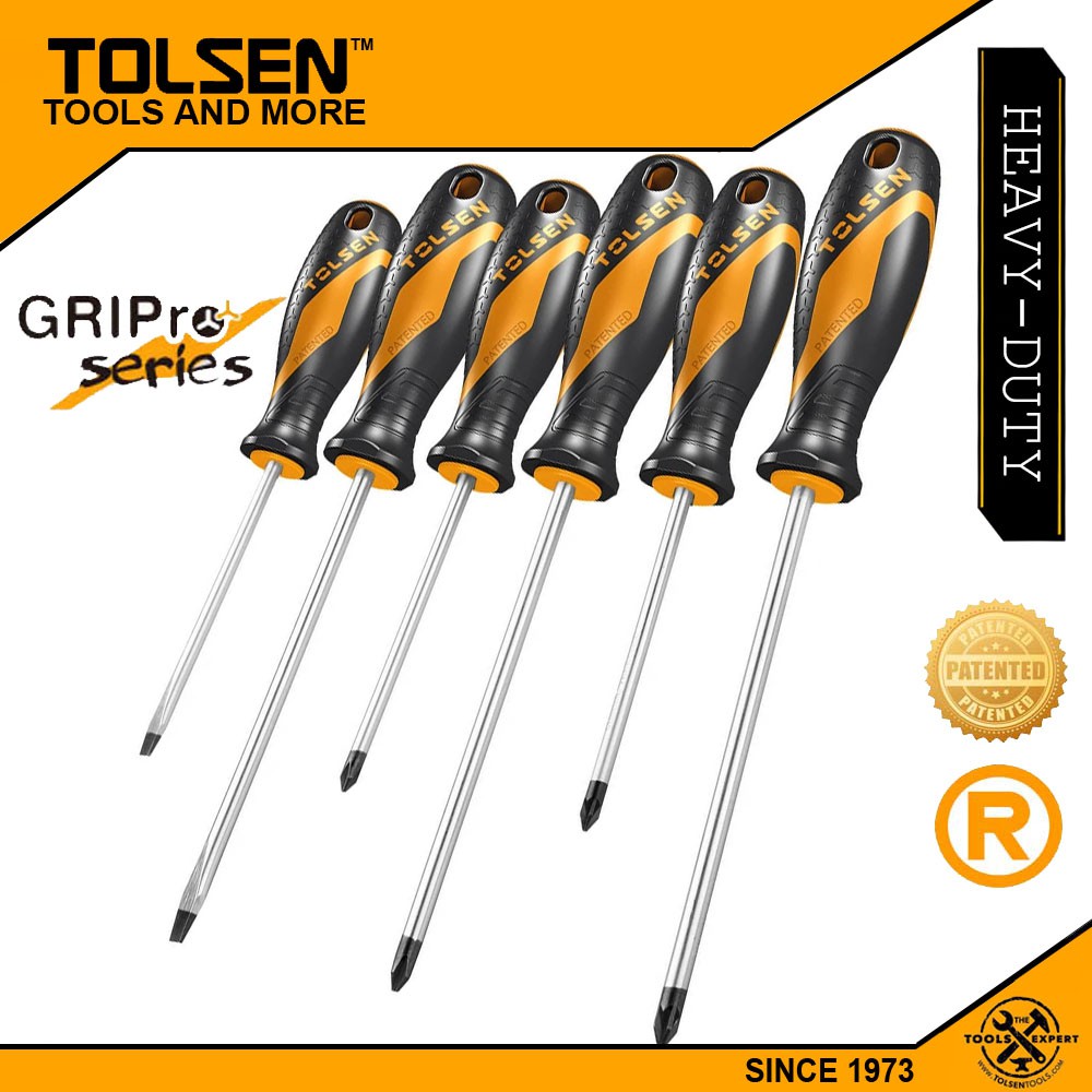 Tolsen 6pcs Screwdriver Set 20014 | Shopee Philippines