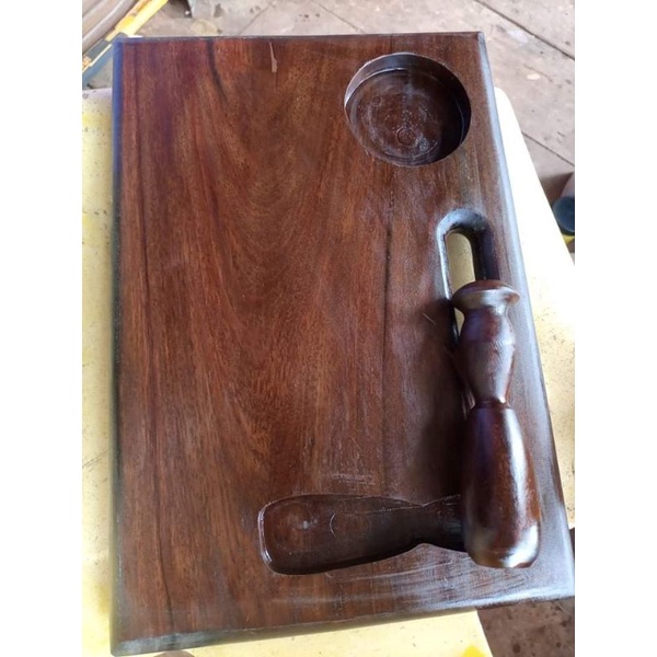 Magcono tadsong /chopping board with free pestle 1 (9x13) Inches ...