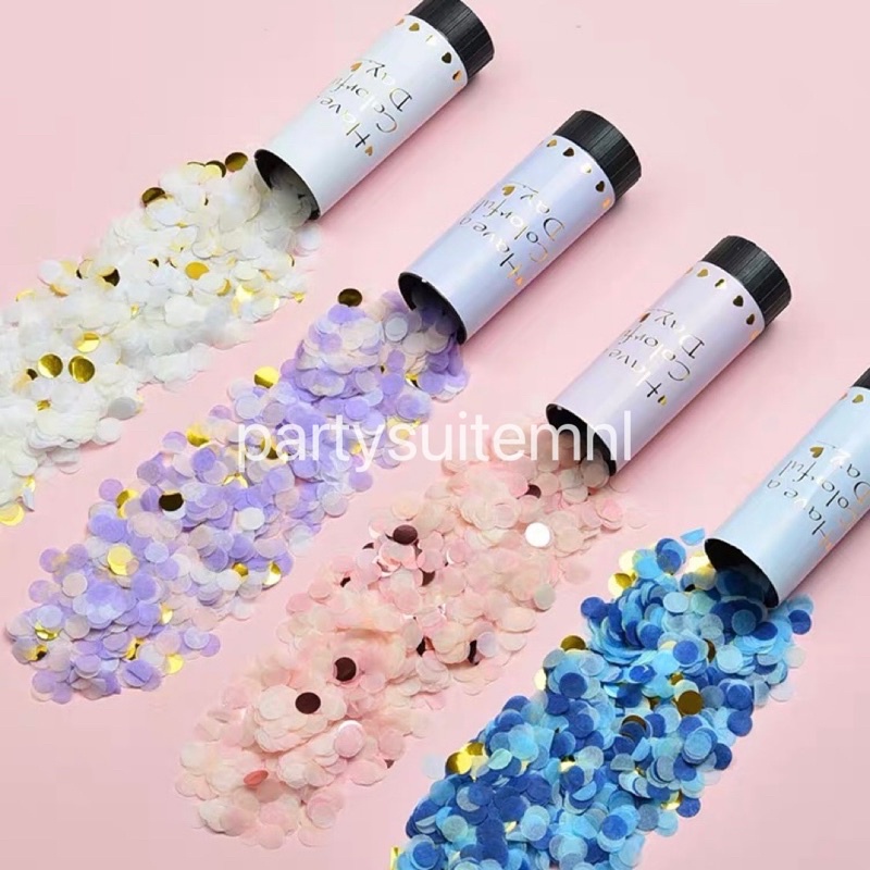 11cm/ 30cm Colored Twisting Wedding Party Poppers/ Confetti | Shopee ...